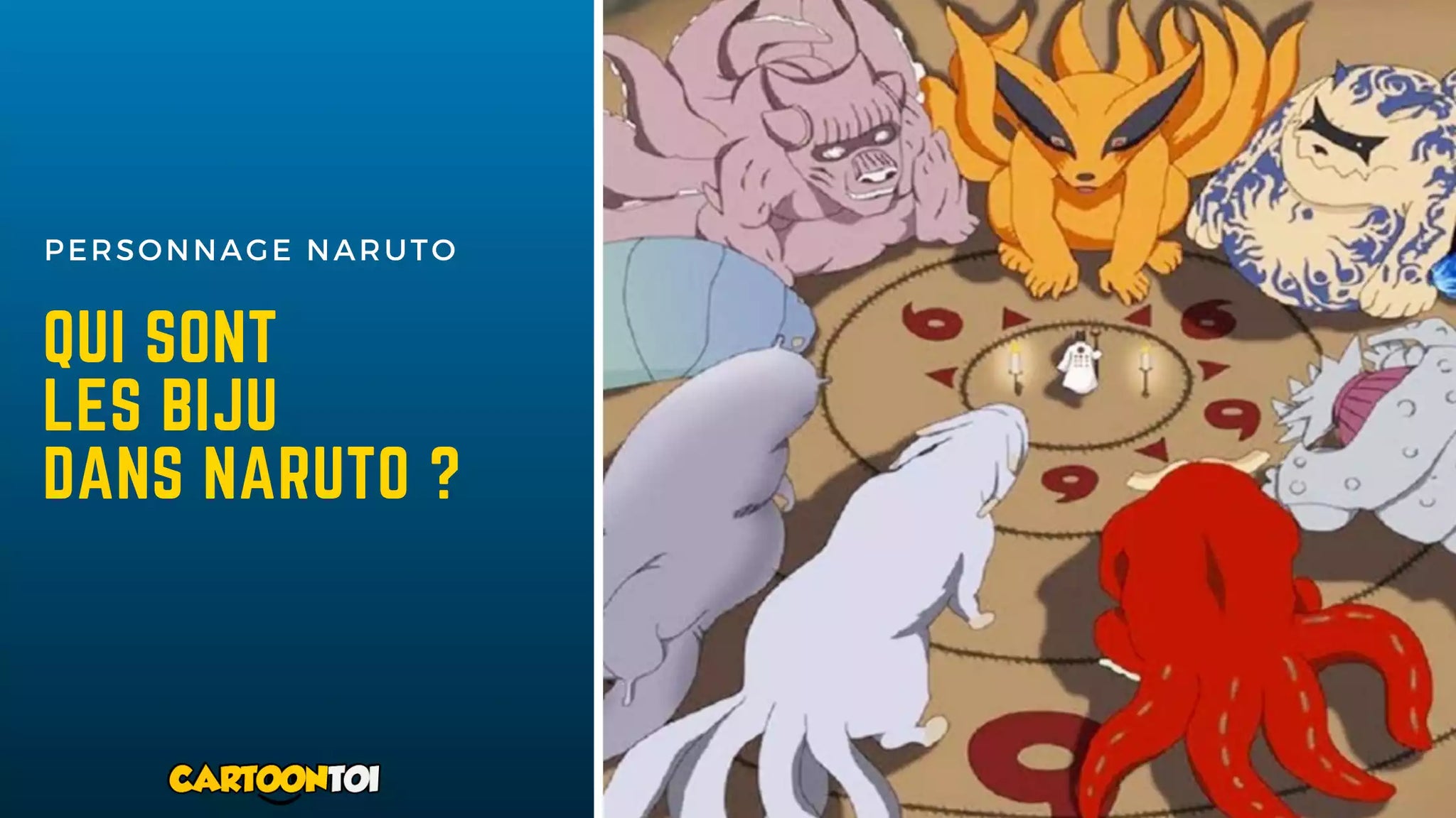 Carte De Neuf Queues Naruto
