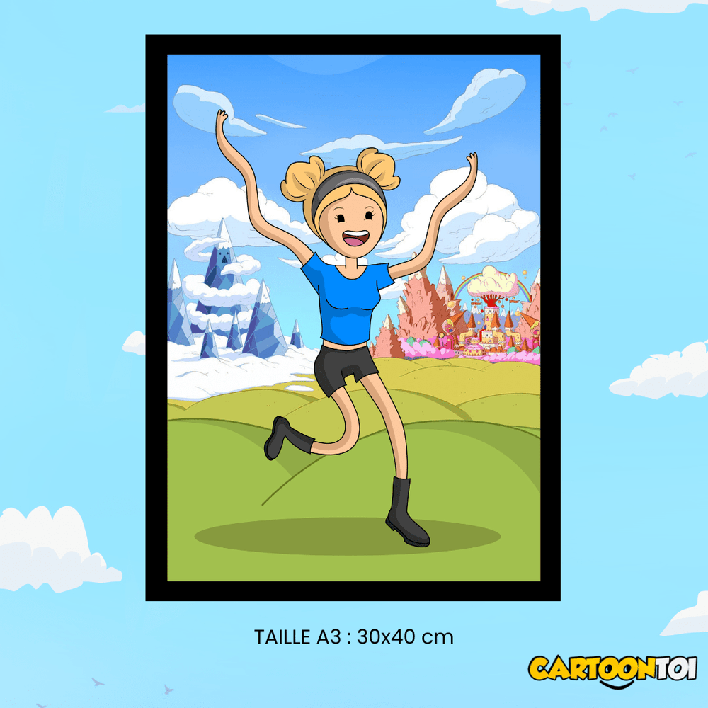 Portrait Adventure Time Personnalisé