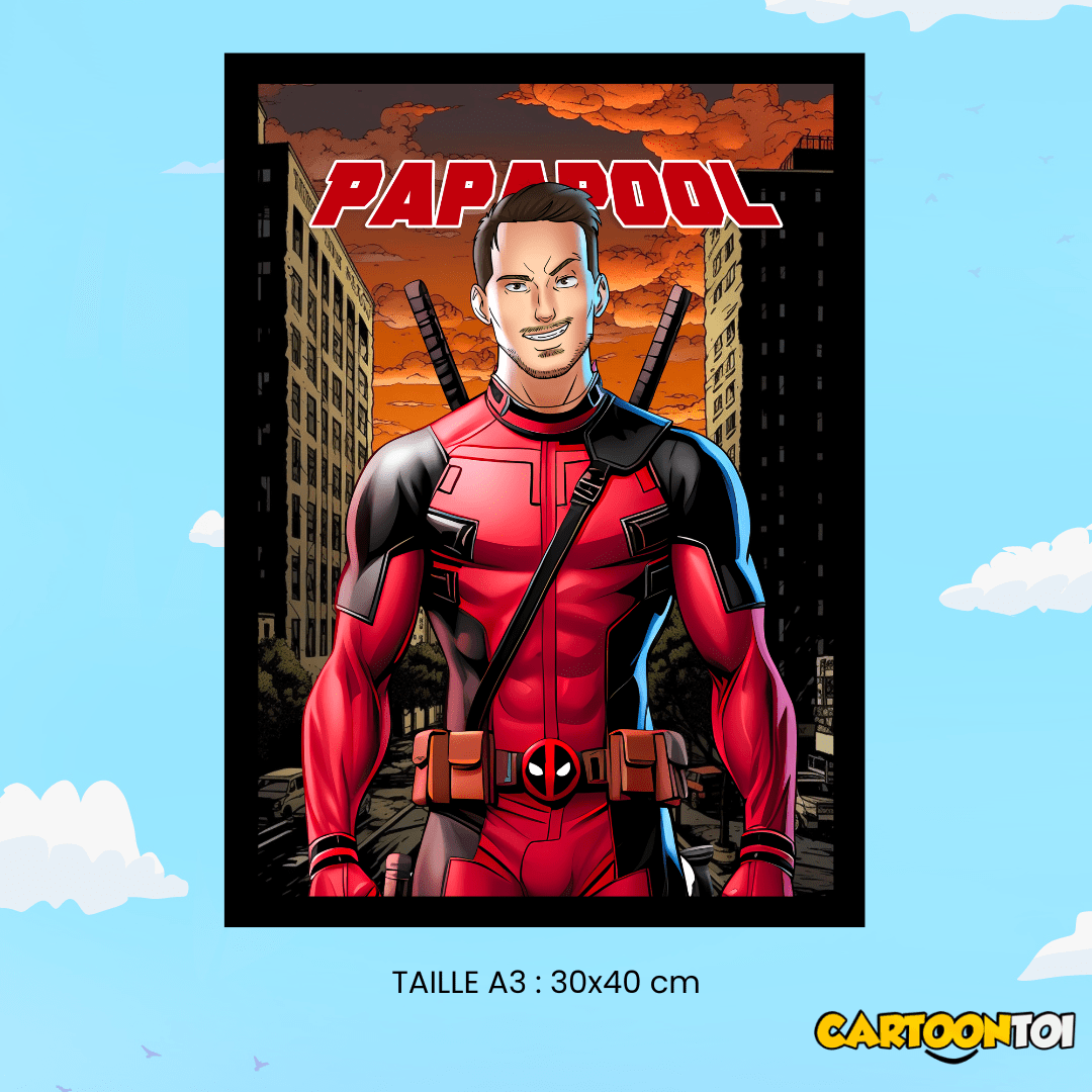 Créer ma propre Affiche Deadpool - Portrait Personnalisé
