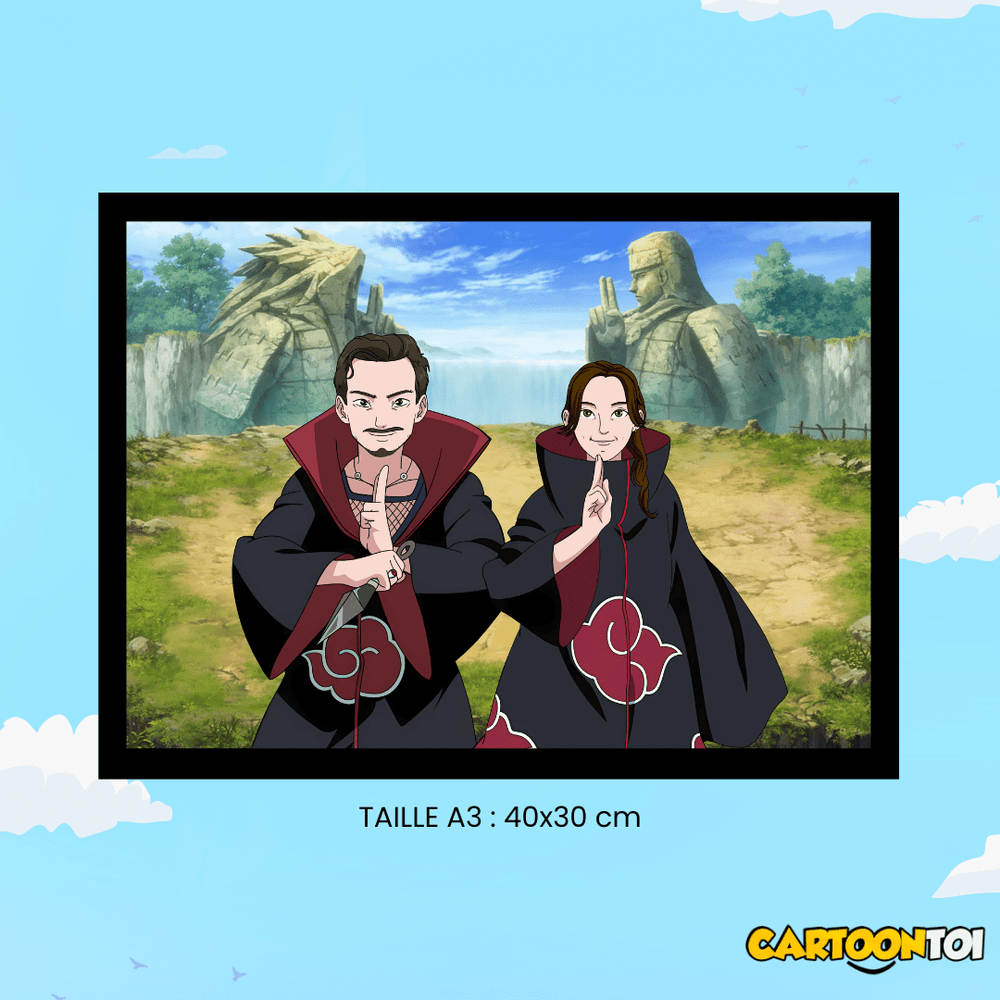 Créer Mon Portrait Naruto Personnalisé - Livraison 48h