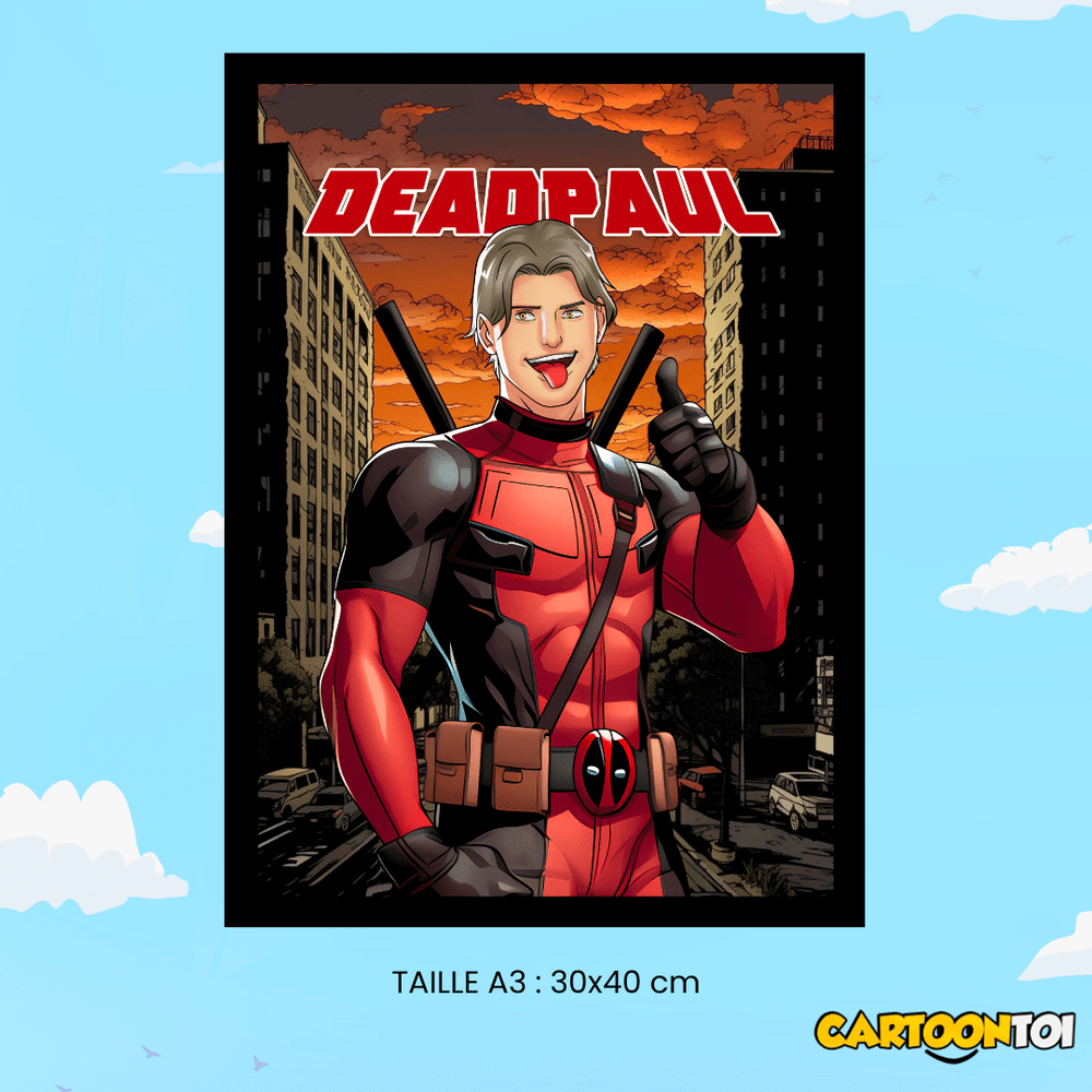 Créer ma propre Affiche Deadpool - Portrait Personnalisé