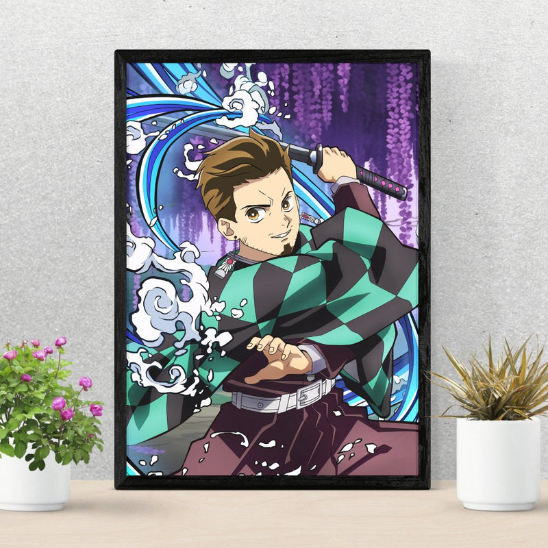 Portrait Demon Slayer Personnalisé - Cadeau Manga