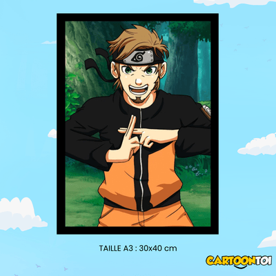 Créer Mon Portrait Naruto Personnalisé - Livraison 48h