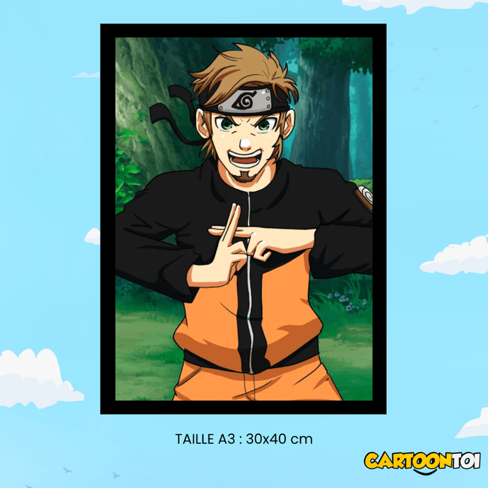 Créer Mon Portrait Naruto Personnalisé - Livraison 48h